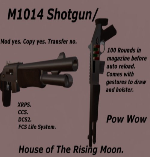 Second Life Marketplace - M1014 Shotgun/
